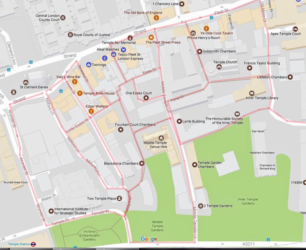 Day 37 – Fleet Street – Middle Temple – Inner Temple – everystreetinlondon